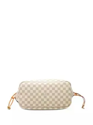 LOUIS VUITTON Damier Azur Neverfull Mm Tote Bag