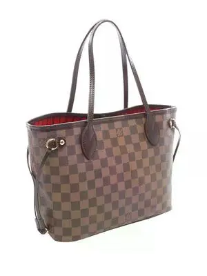 LOUIS VUITTON Damier Ebene Neverfull Pm Tote Bag