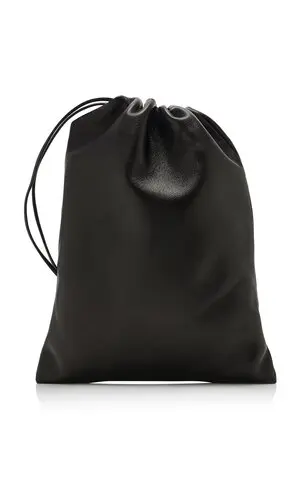 THE ROW Ray Leather Pouch - Black