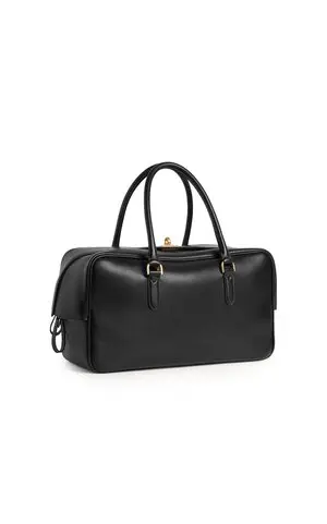 Balenciaga Le 7 Medium Leather Bowling Bag