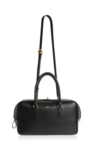 Balenciaga Le 7 Medium Leather Bowling Bag