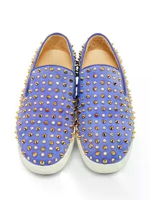 CHRISTIAN LOUBOUTIN Roller Boat Embellished Sneakers