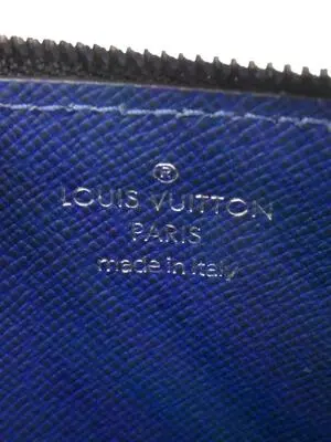 LOUIS VUITTON 2021-2026 Monogram Taigarama Coin Card Holder
