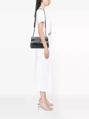 Saint Laurent Medium Monogram West Hollywood Crossbody Bag - Grey