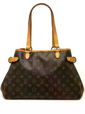 LOUIS VUITTON Monogram Batignolles Horizontal Tote Bag - Brown
