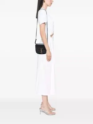 Saint Laurent Kaia Small Leather Monogram Crossbody Bag