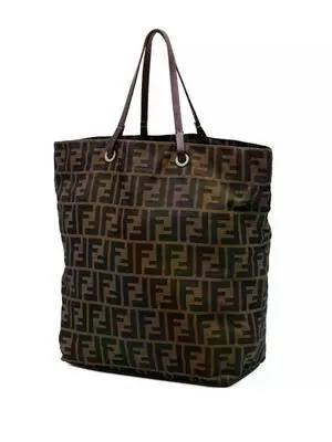 Fendi Zucca Canvas Tote Bag