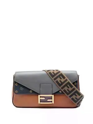 Fendi Baguette Crossbody Bag - Brown