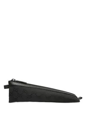 Gucci 2000-2015 Gg Canvas Pen Case Pouch - Black