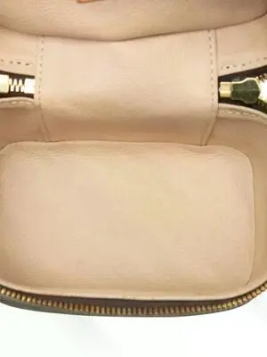 LOUIS VUITTON Monogram Nice Nano Case Vanity Bag - Brown