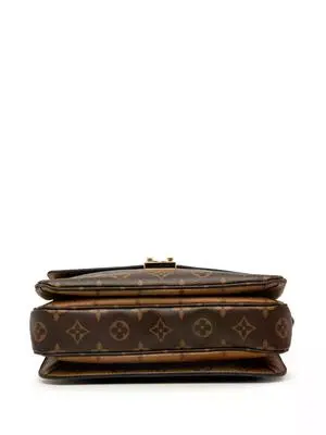 LOUIS VUITTON Monogram Reverse Pochette Metis Satchel - Brown