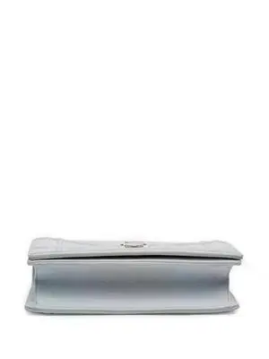 Dior 2016 Small Grained Calfskin Diorama Flap Crossbody Bag - Blue