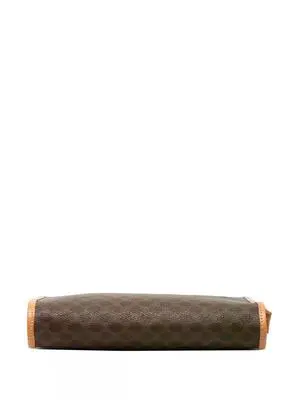 Celine Macadam Coated Canvas Clutch Bag