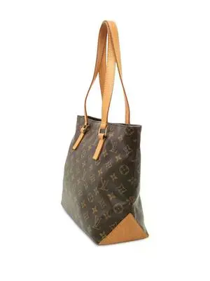 LOUIS VUITTON Monogram Cabas Piano Tote Bag - Brown