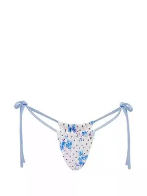 FAE SWIM Birdie Bikini Bottoms - White