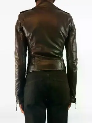Balenciaga Zip-up Leather Jacket