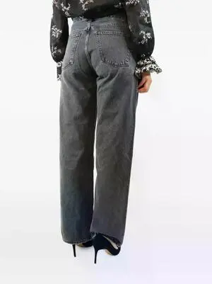 AGOLDE Cotton Wide-leg Jeans - Grey