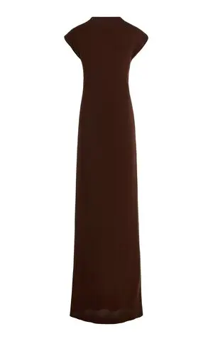 AMIYA Ala Cap Sleeve Maxi Dress