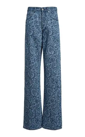 Dries Van Noten Peyton High-rise Wide-leg Jeans - Medium Wash