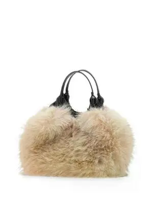GIANNI CHIARINI Dua Faux-fur Tote Bag