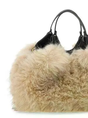 GIANNI CHIARINI Dua Faux-fur Tote Bag