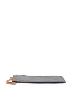 LOUIS VUITTON Monogram Canvas Neverfull Mm Pouch - Brown