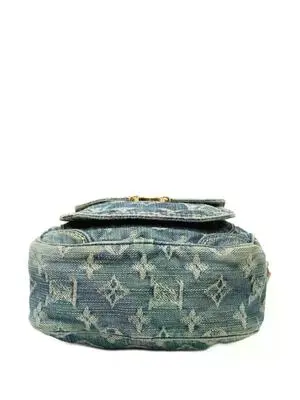 LOUIS VUITTON Monogram Denim Camera Bag - Blue