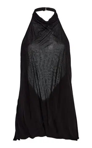 TWP Flowy Halter Top - Brown