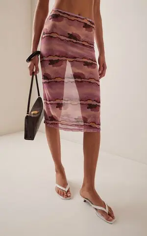 Ay Que Calor Exclusive Grazia Mesh Skirt Set