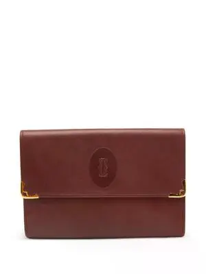Cartier Le Must De Logo-embossed Wallet - Red