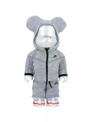 MEDICOM TOY Be@rbrick Nike Tech Fleece 1000% Collectible - Grey