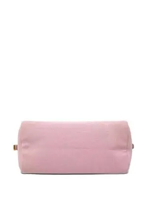 Prada 2013-2026 Canvas Canapa Logo Pouch - Pink