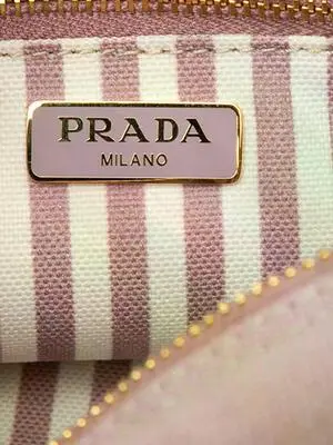 Prada Canvas Canapa Logo Pouch