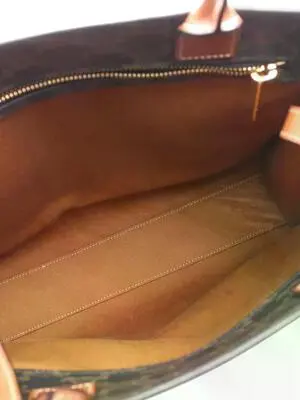 Celine Triomphe Vertical Cabas Tote Satchel - Brown