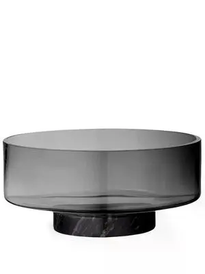 AYTM Volvi Glass-marble Bowl - Black