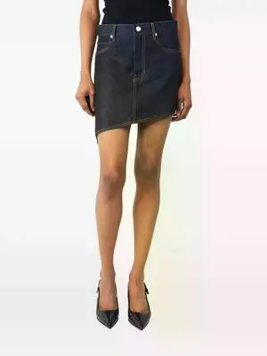 Helmut Lang Asymmetric Denim Skirt
