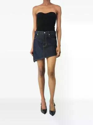 Helmut Lang Asymmetric Denim Skirt