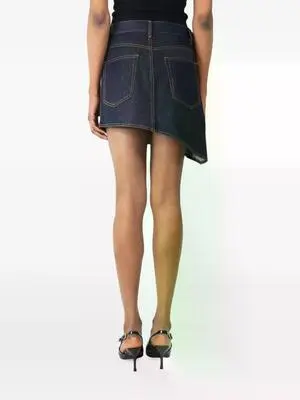 Helmut Lang Asymmetric Denim Skirt