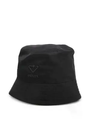 Prada Rubberised Logo Bucket Hat