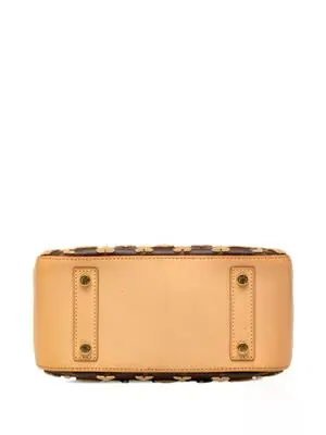 LOUIS VUITTON Monogram Tuffetage Deauville Cube Handbag