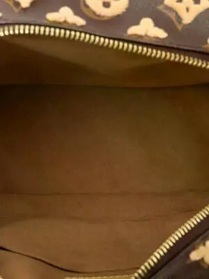 LOUIS VUITTON Monogram Tuffetage Deauville Cube Handbag