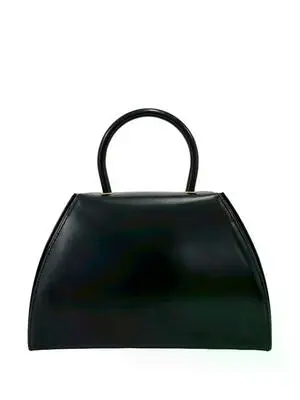 Loewe Leather Anagram Handbag - Black