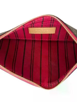 LOUIS VUITTON Monogram Neverfull Pm Pouch - Brown