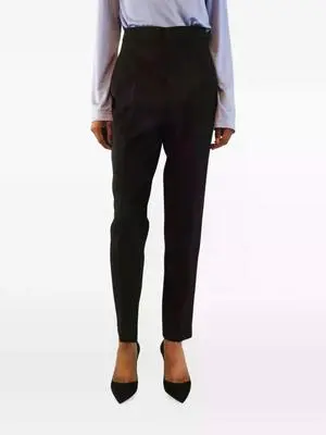 NILI LOTAN Pleated Wool Trousers