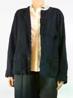 Yohji Yamamoto Wool Button-up Jacket