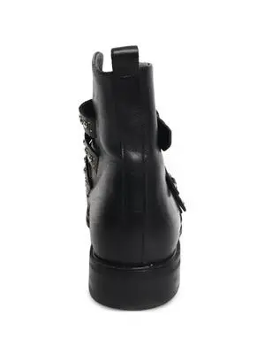 Maje Studded Buckle Ankle Boots
