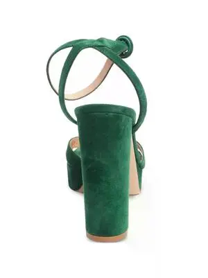 GIANVITO ROSSI Platform Suede Sandals