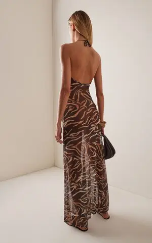 Ay Que Calor Exclusive Lucia Mesh Maxi Dress