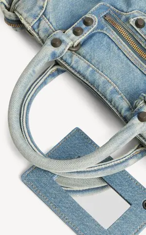 Balenciaga Le City Small Denim Bag