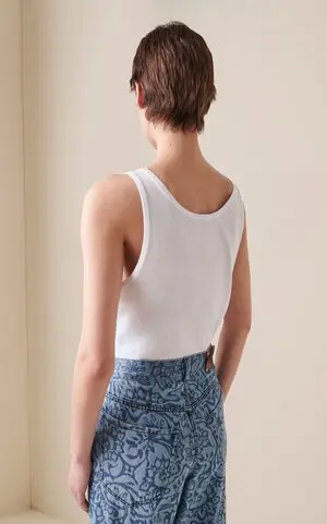 Dries Van Noten Hevila Cotton Tank Top